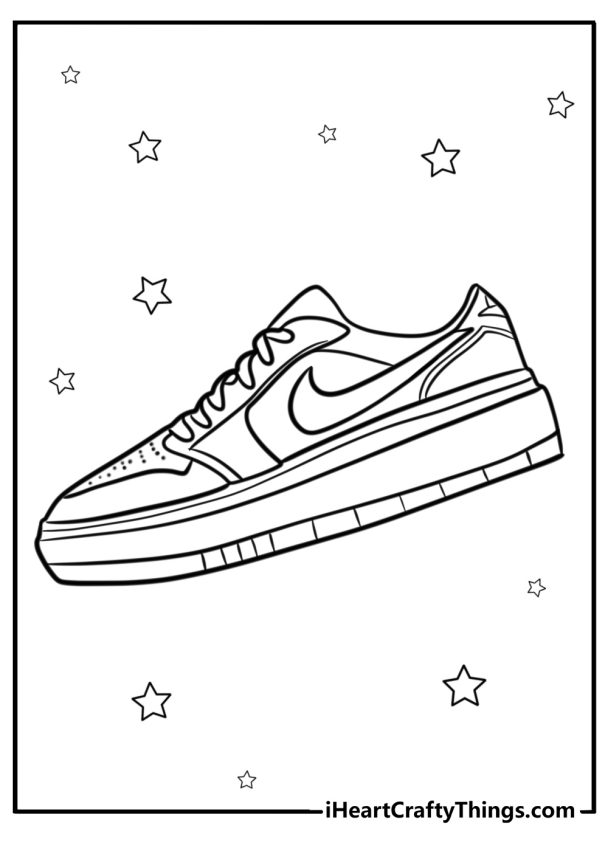 26 New Nike Coloring Pages (100% Free To Print)