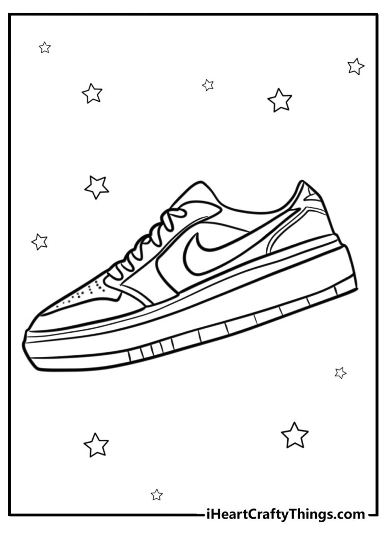 26 New Nike Coloring Pages (100% Free To Print)