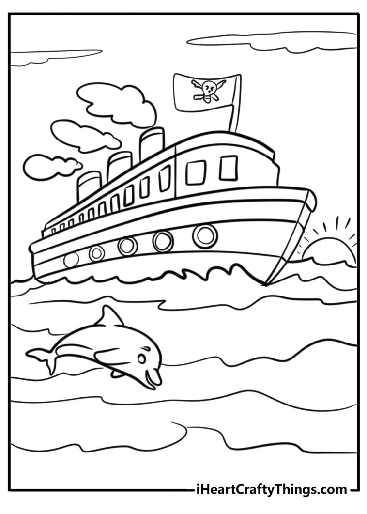 41 New Pirate Ship Coloring Pages (100% Free To Print)