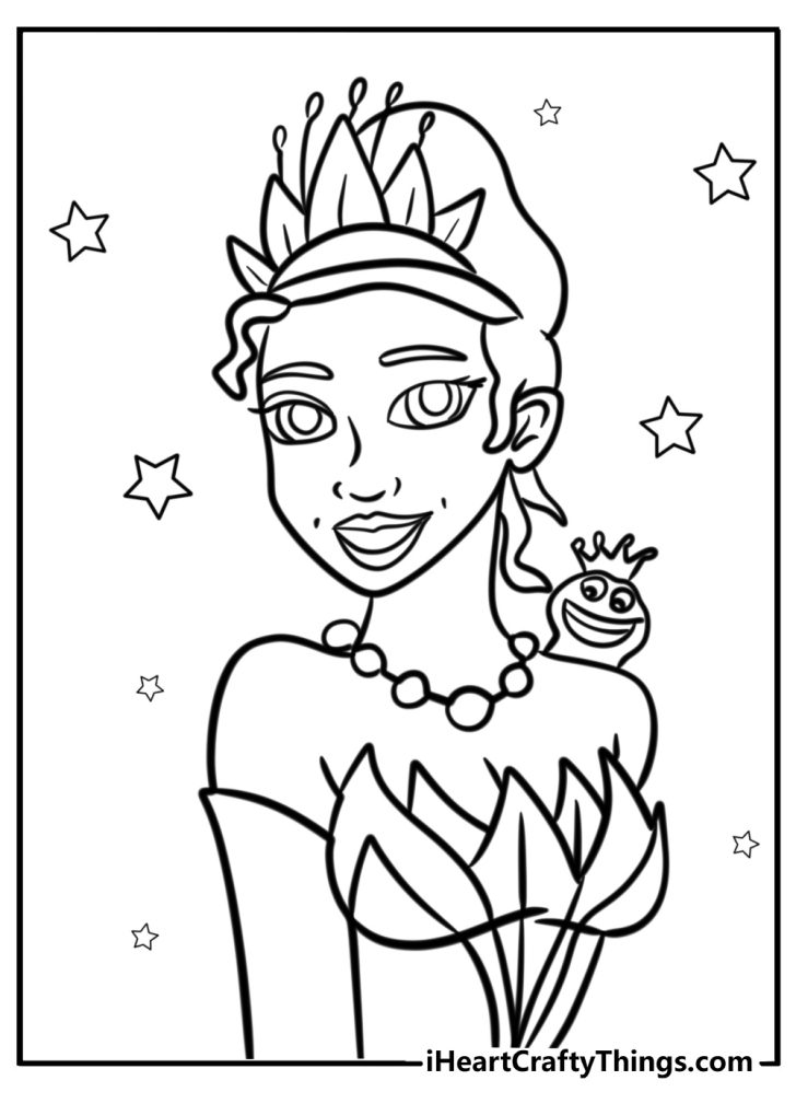21 New Princess And The Frog Coloring Pages (100% Free To Print)