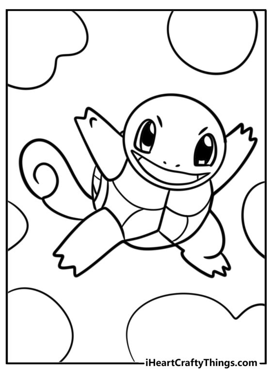 Squirtle Coloring Pages: 24 Free Printables For Pokémon Fans