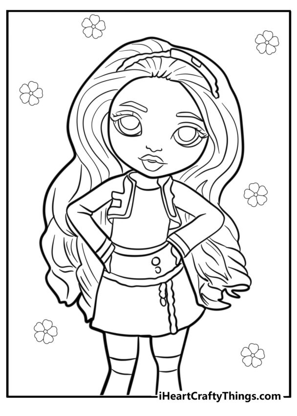 Rainbow High Coloring Pages: 26 Free Printables For Kids