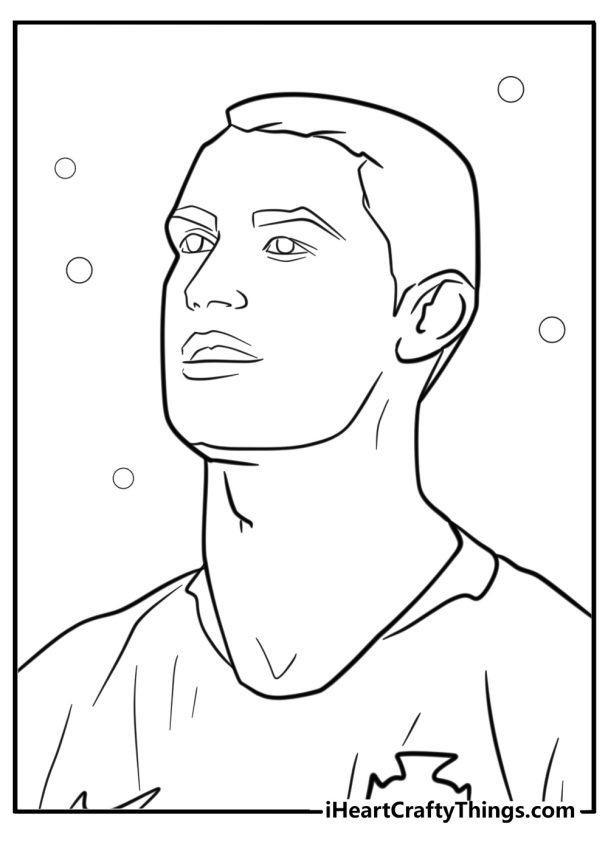 Cristiano Ronaldo Coloring Pages (25 Free Printable PDFs)