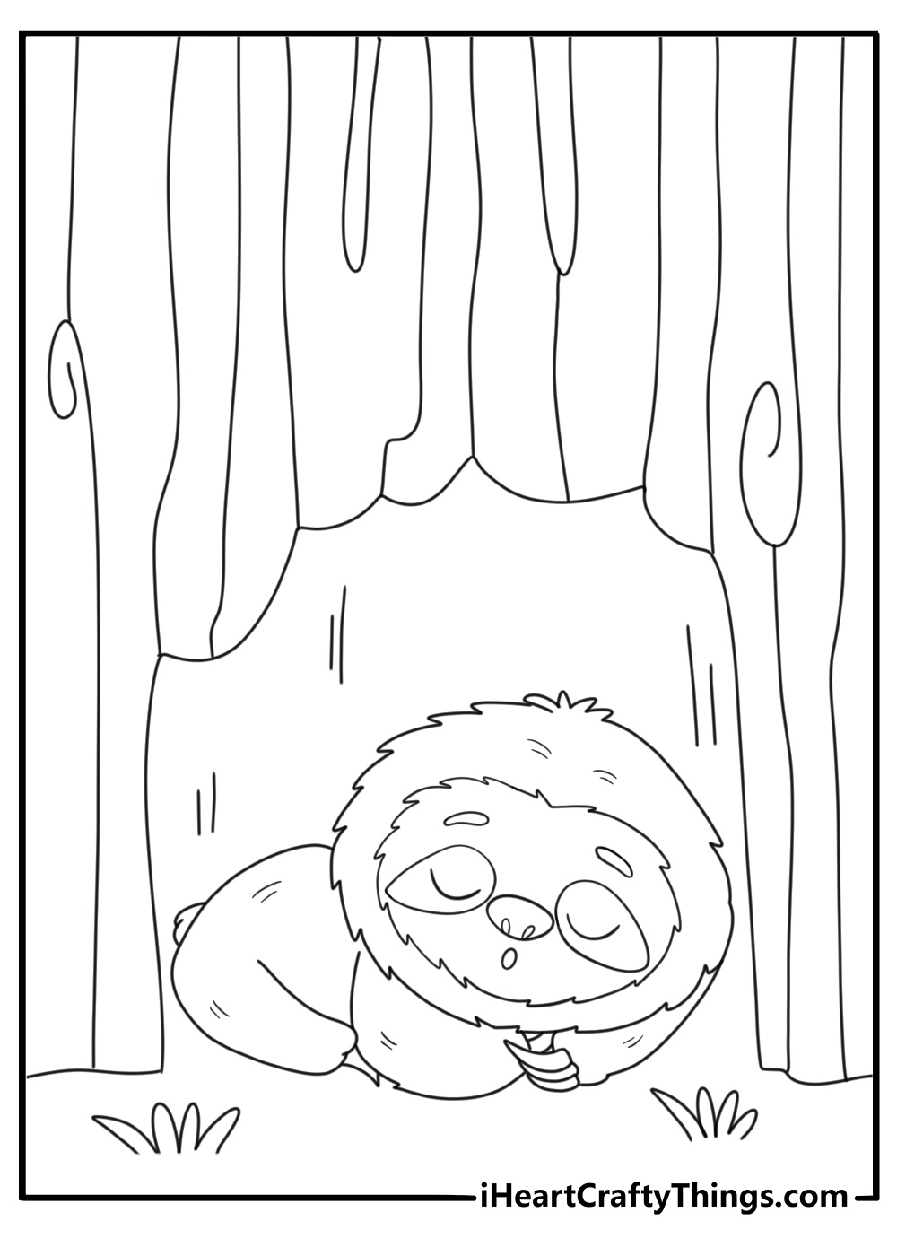 Sloth Coloring Pages (32 Free To Print Worksheets For Kids)