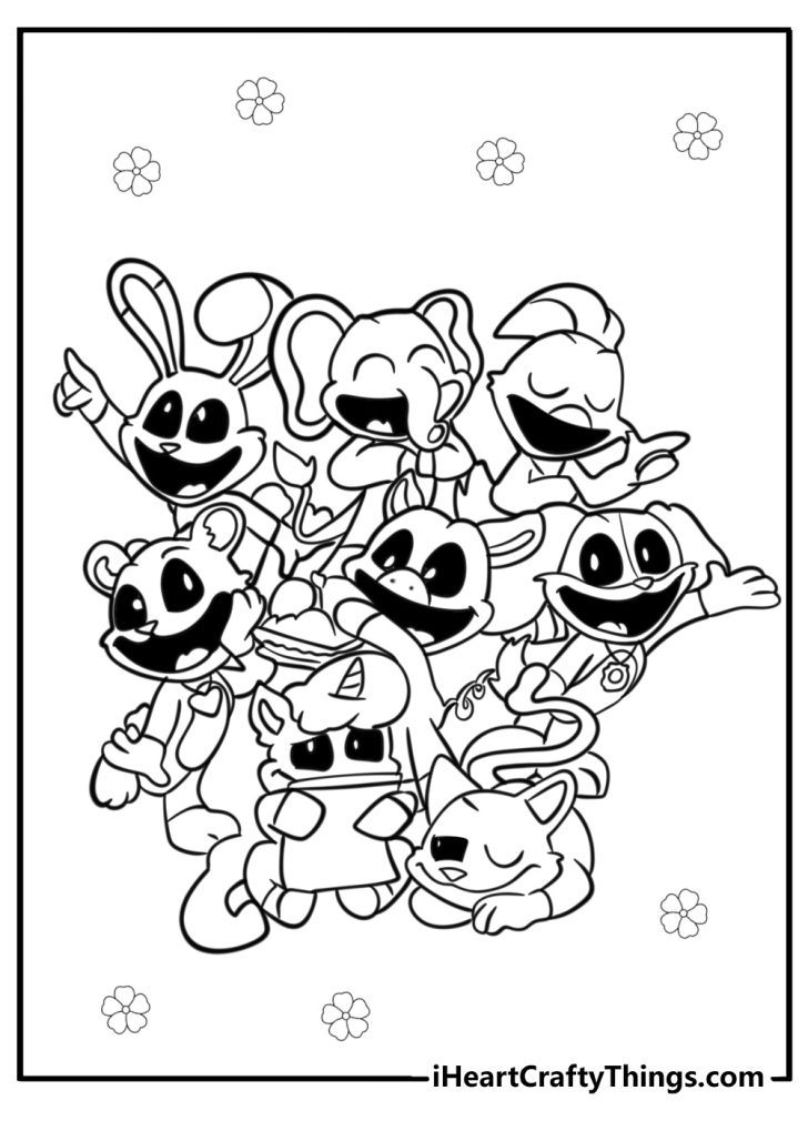 20 New Smiling Critters Coloring Pages (100% Free To Print)