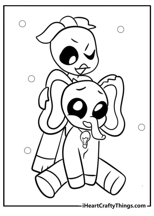 20 New Smiling Critters Coloring Pages (100% Free To Print)