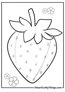 20 Strawberry Coloring Pages - Free PDF Printables For Kids