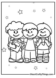 Best Friends Coloring Pages: 30 Free PDF Printables For BFFs