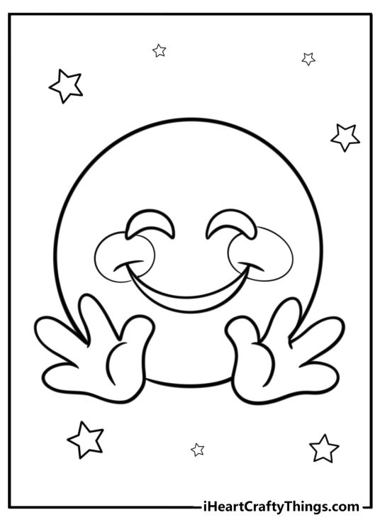 20 New Smiley Face Coloring Pages (100% Free To Print)