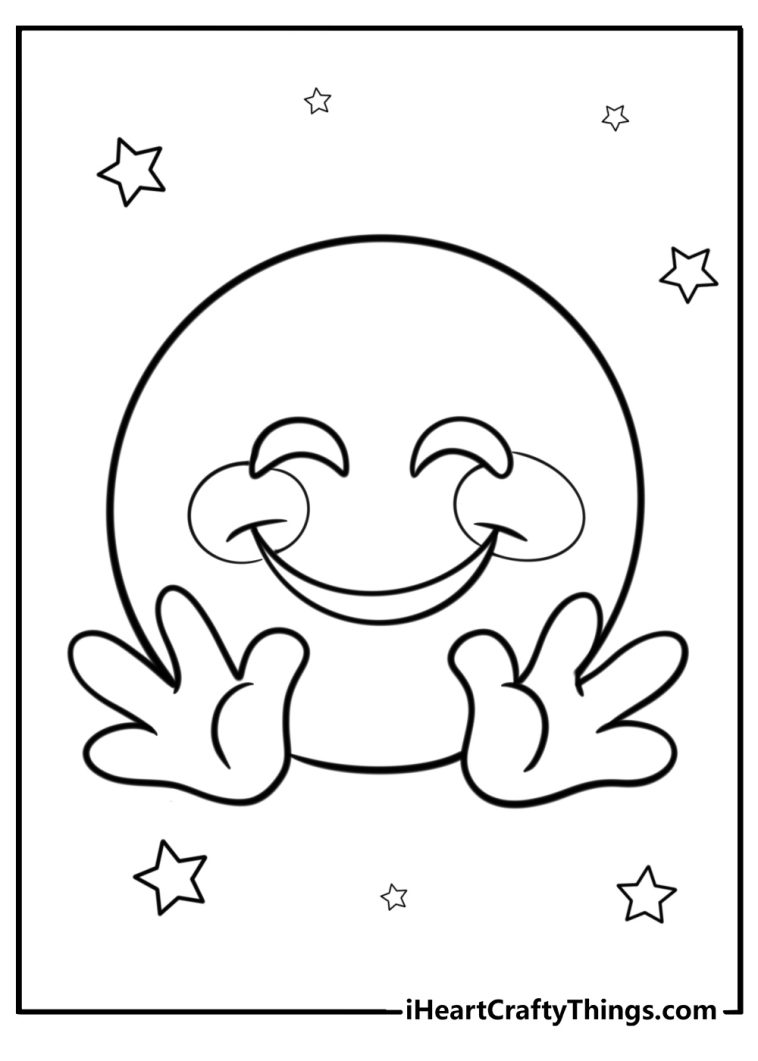 20 New Smiley Face Coloring Pages (100% Free To Print)