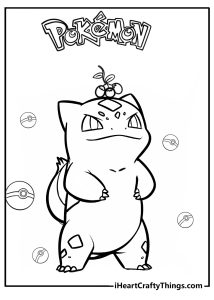 30 Bulbasaur Coloring Pages (Free PDF Printables For Fans)