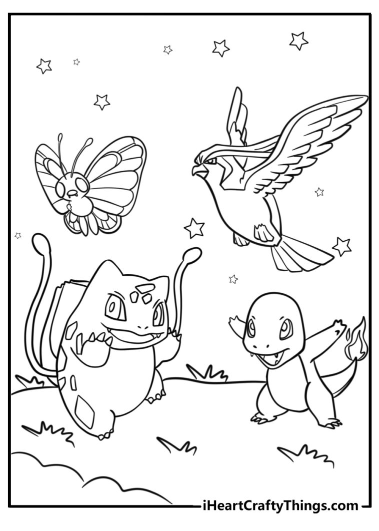 30 Bulbasaur Coloring Pages (Free PDF Printables For Fans)