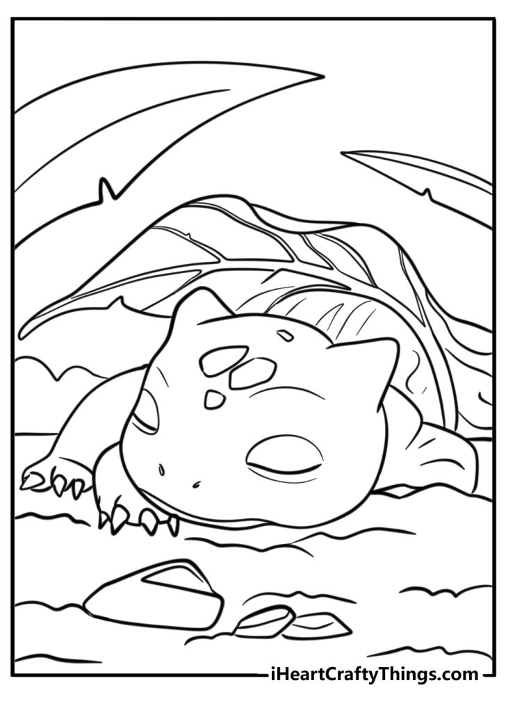 30 Bulbasaur Coloring Pages (Free PDF Printables For Fans)