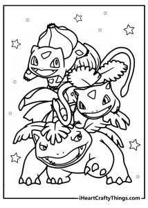 30 Bulbasaur Coloring Pages (Free PDF Printables For Fans)