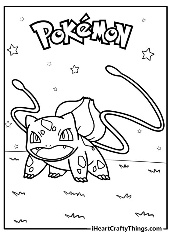 30 Bulbasaur Coloring Pages (Free PDF Printables For Fans)