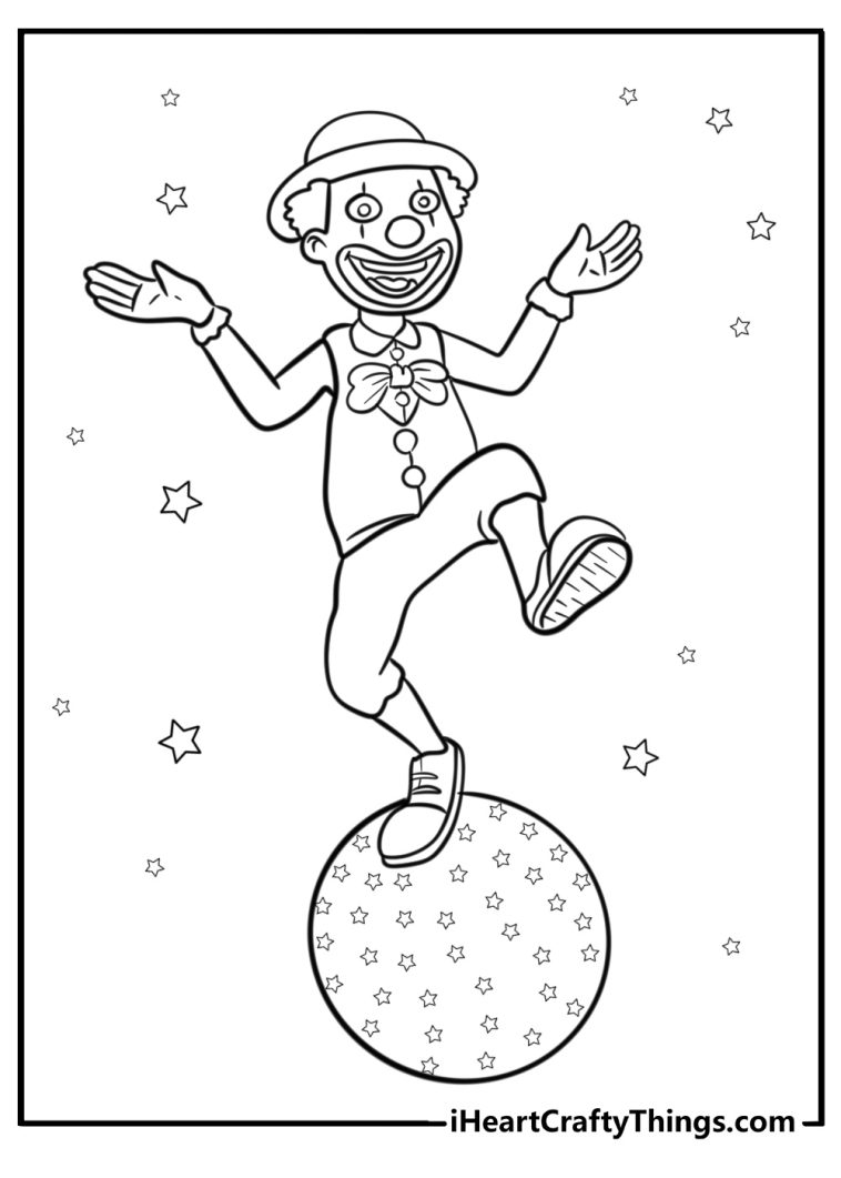 36 New Clown Coloring Pages (100% Free To Print)