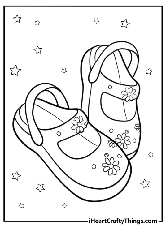 Shoes Coloring Pages: 40 Free Printable Sheets For Kids