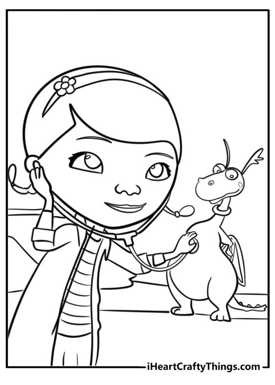 32 New Doc McStuffins Coloring Pages (100% Free To Print)