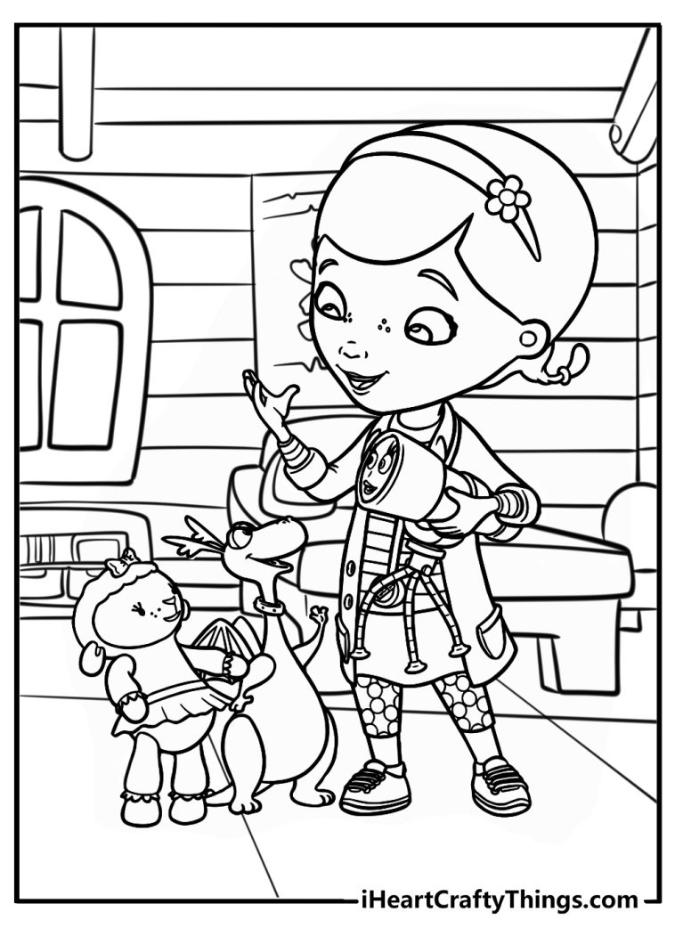 32 New Doc McStuffins Coloring Pages (100% Free To Print)