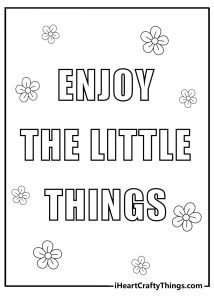 21 Motivational Quotes Coloring Pages (Free PDF Printables)