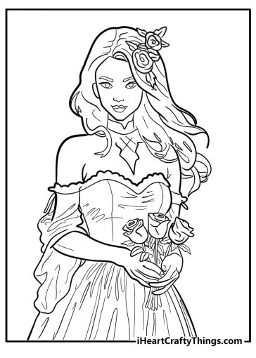 21 New Gothic Coloring Pages (100% Free To Print)