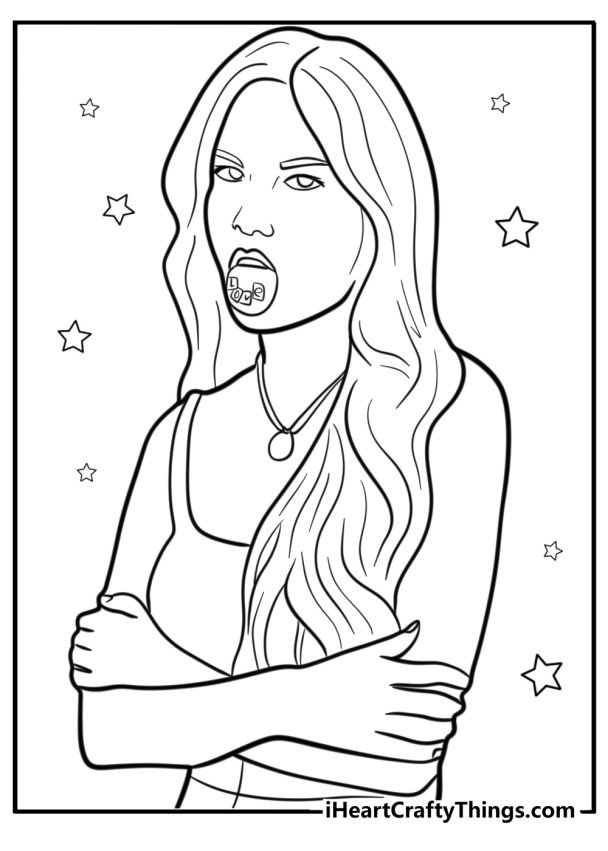 20 New Olivia Rodrigo Coloring Pages (100% Free To Print)