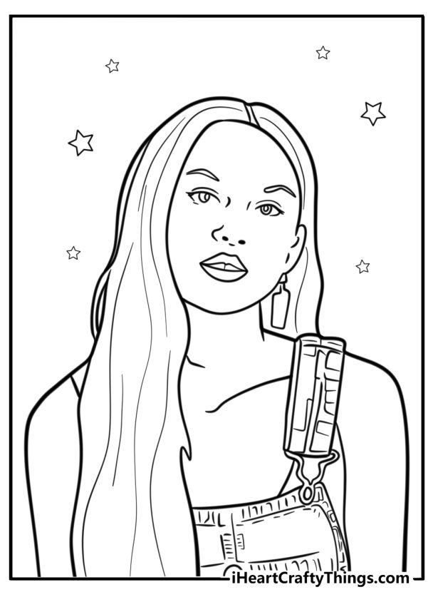20 New Olivia Rodrigo Coloring Pages (100% Free To Print)