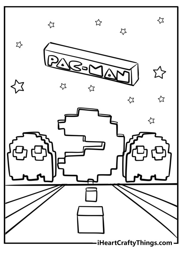 30 New Pac-Man Coloring Pages (100% Free To Print)