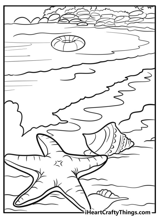 31 Free Starfish Coloring Pages (Easy PDF Printables)