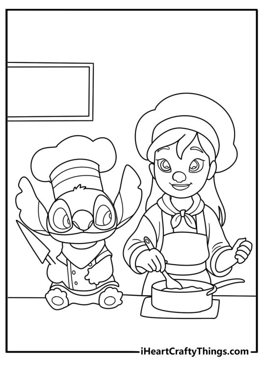 60 Free Lilo & Stitch Coloring Pages (Printable PDF Sheets)