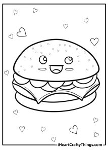 25 Hamburger Coloring Pages (Easy Free Printable PDFs)