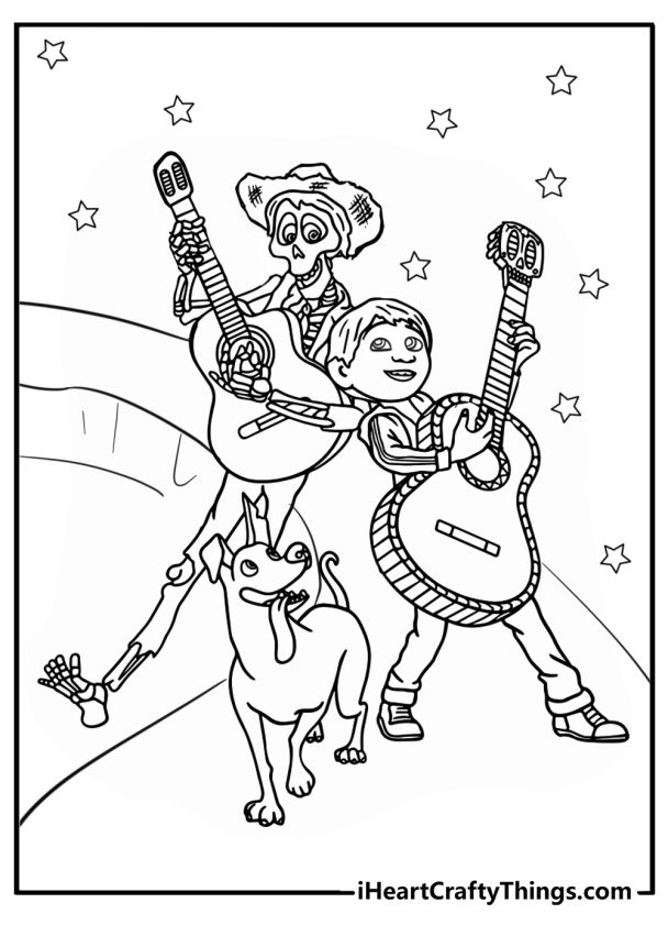 30 New Coco Coloring Pages (100% Free To Print)
