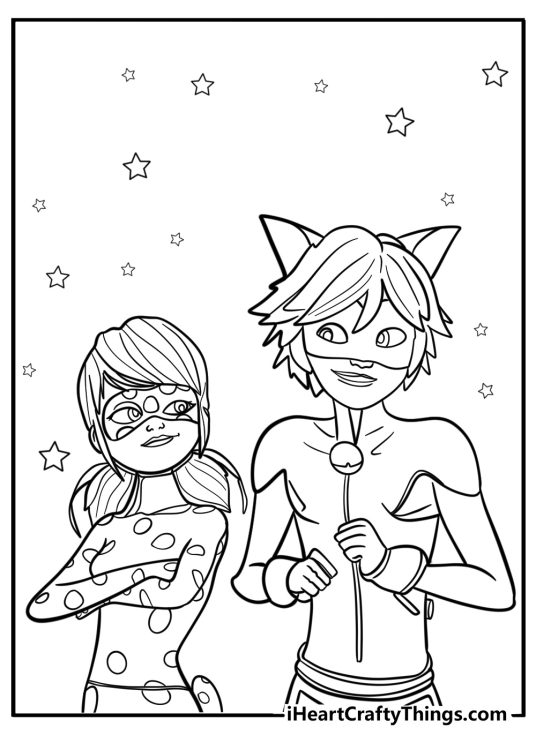 32 New Miraculous Ladybug Coloring Pages (100% Free To Print)