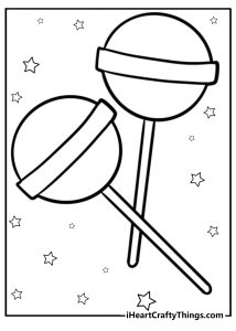 30 New Lollipop Coloring Pages (100% Free To Print)