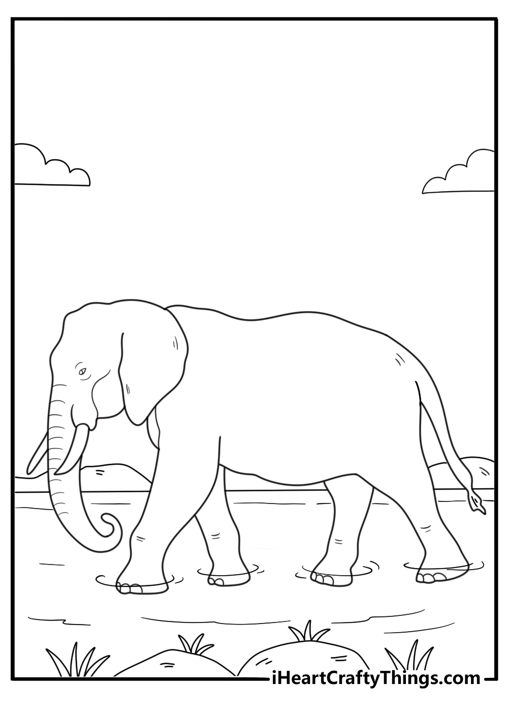 40+ Elephant Coloring Pages To Download & Print For Free