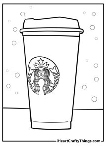 26 New Starbucks Coloring Pages (100% Free To Print)