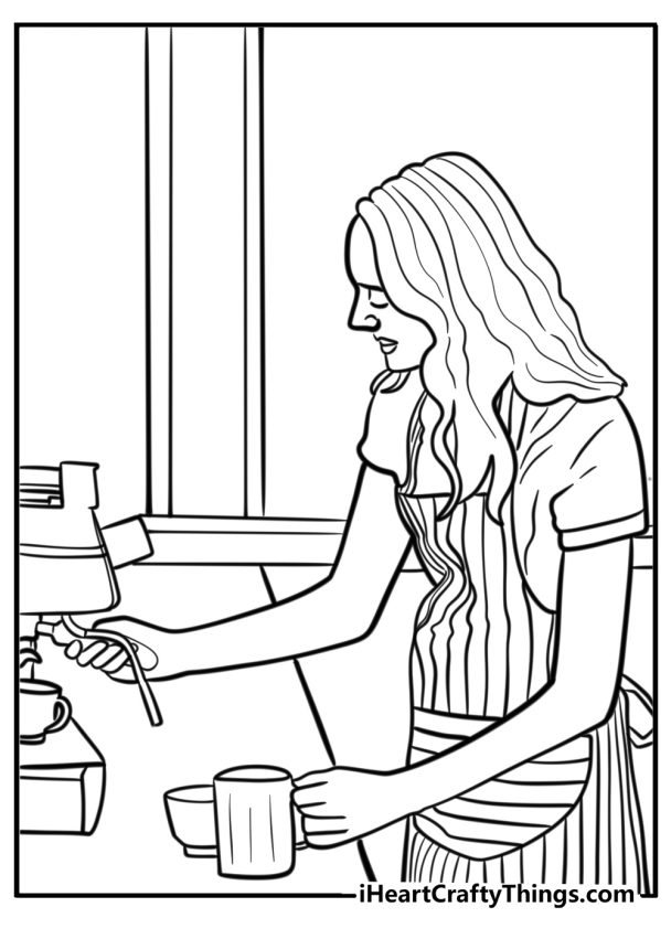 26 New Starbucks Coloring Pages (100% Free To Print)