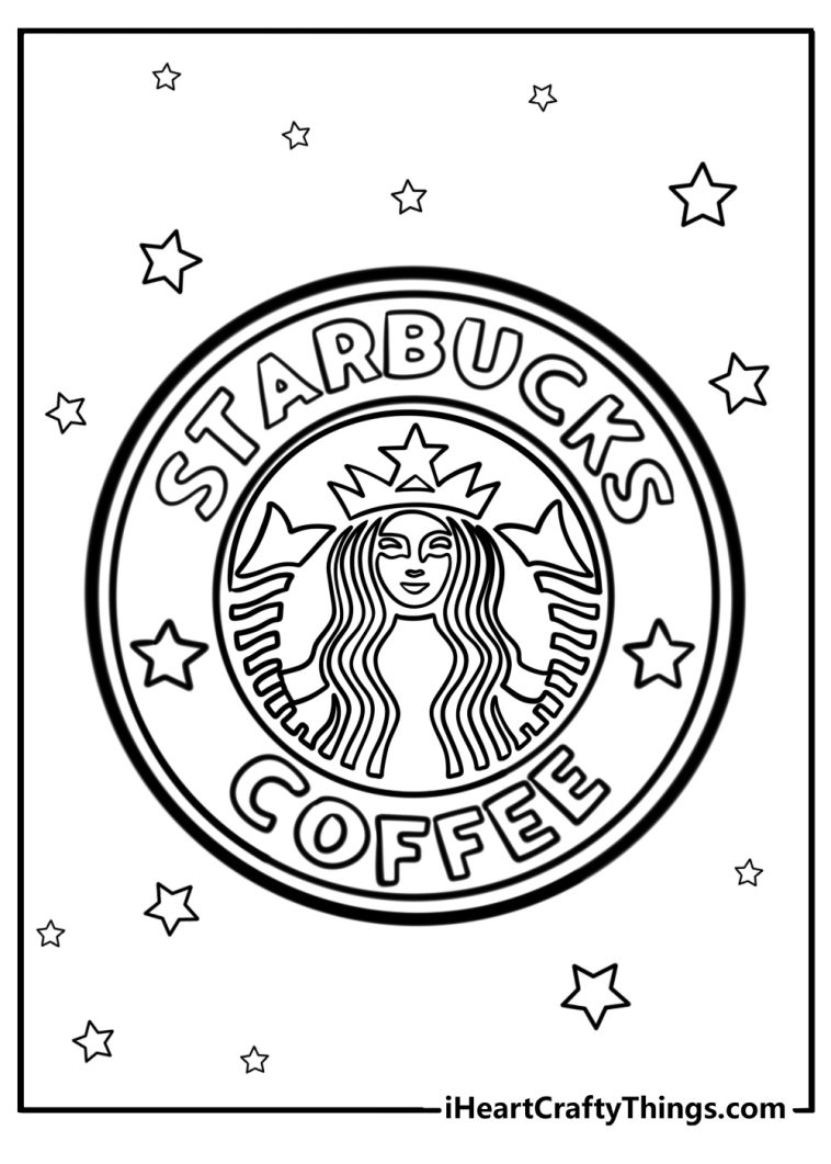 26 New Starbucks Coloring Pages (100% Free To Print)
