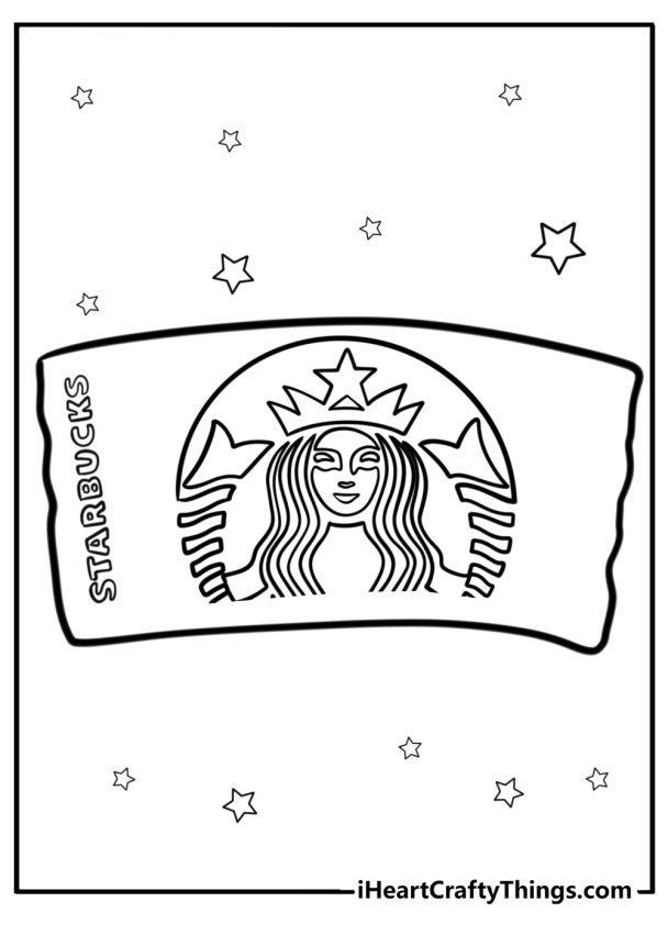 26 New Starbucks Coloring Pages (100% Free To Print)