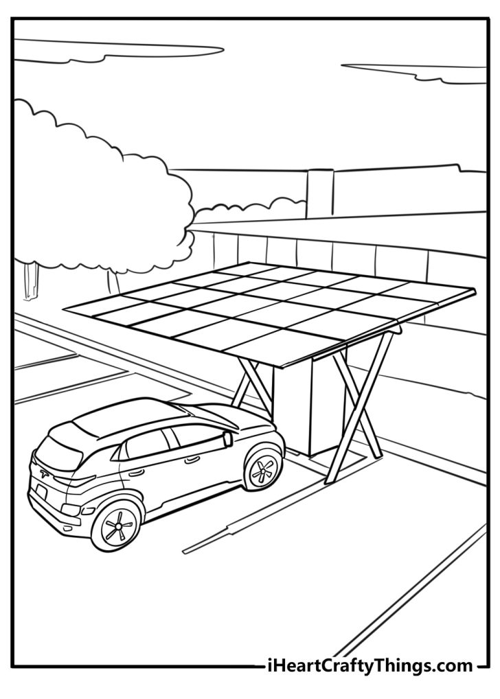 25 Tesla Coloring Pages (Free PDF Printables To Download)