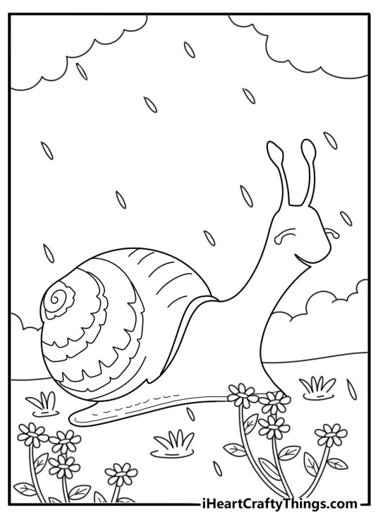 36 Free Rain Coloring Pages (Easy PDF Printables For Kids)