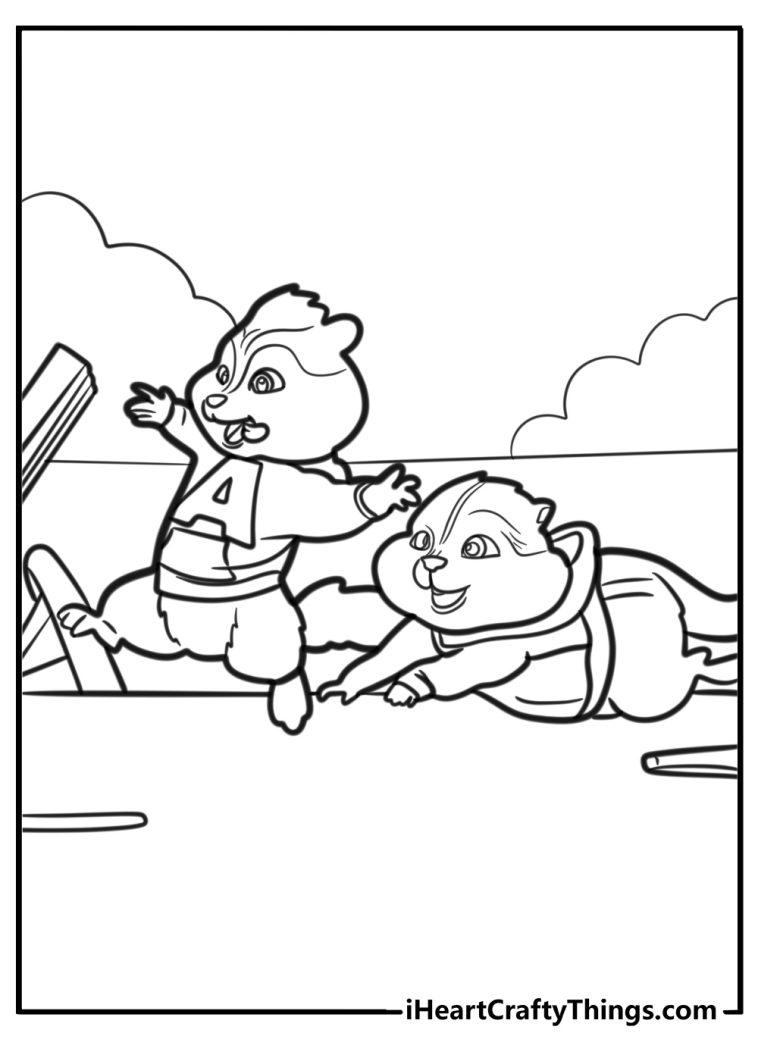 25 Alvin And The Chipmunks Coloring Pages (100% Free To Print)
