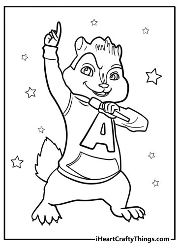 25 Alvin And The Chipmunks Coloring Pages (100% Free To Print)