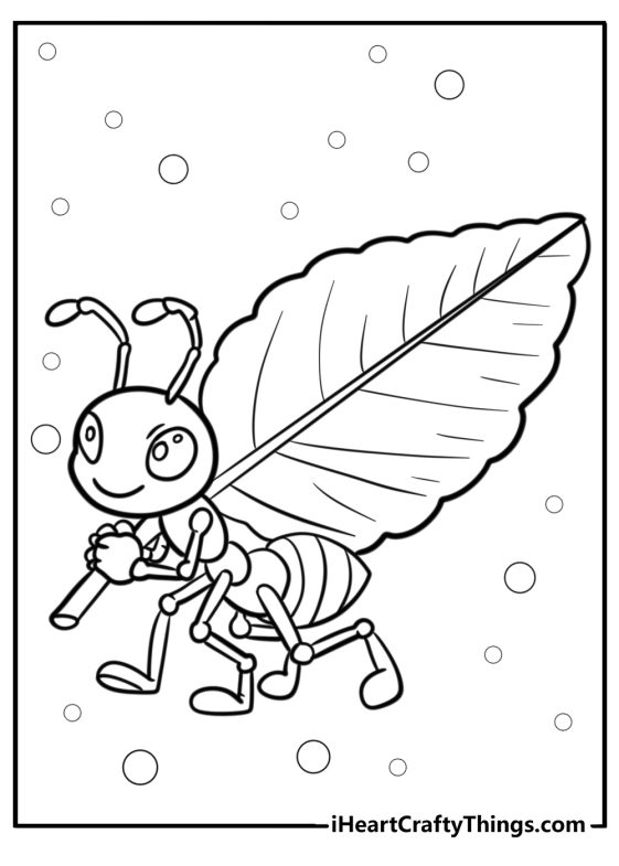 25 Ant Coloring Pages (100% Free To Print)