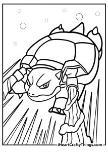 25 Blastoise Coloring Pages (Free To Print PDF Sheets)