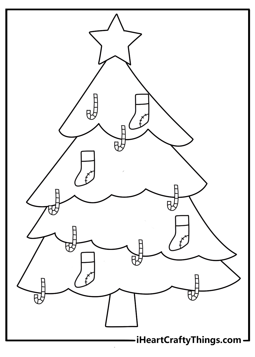 51 Christmas Tree Coloring Pages (100% Free Printables)