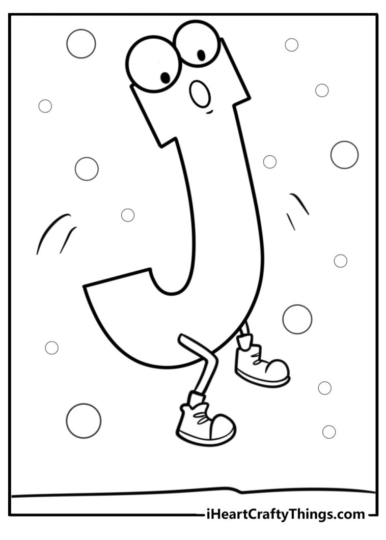15 Letter J Coloring Pages (Free Printables For Toddlers)