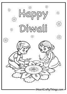 20 New Diwali Coloring Pages (100% Free To Print)