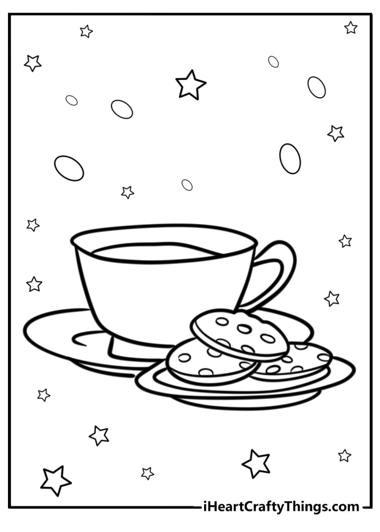 30 New Coffee Coloring Pages (100% Free To Print)