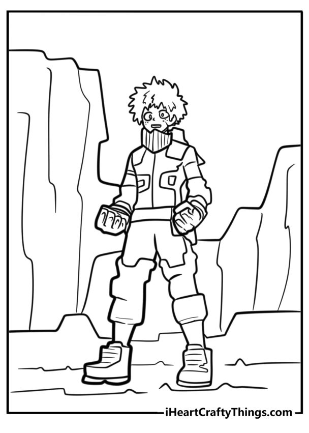25 Deku Coloring Pages (Printable Free PDFs For Kids)